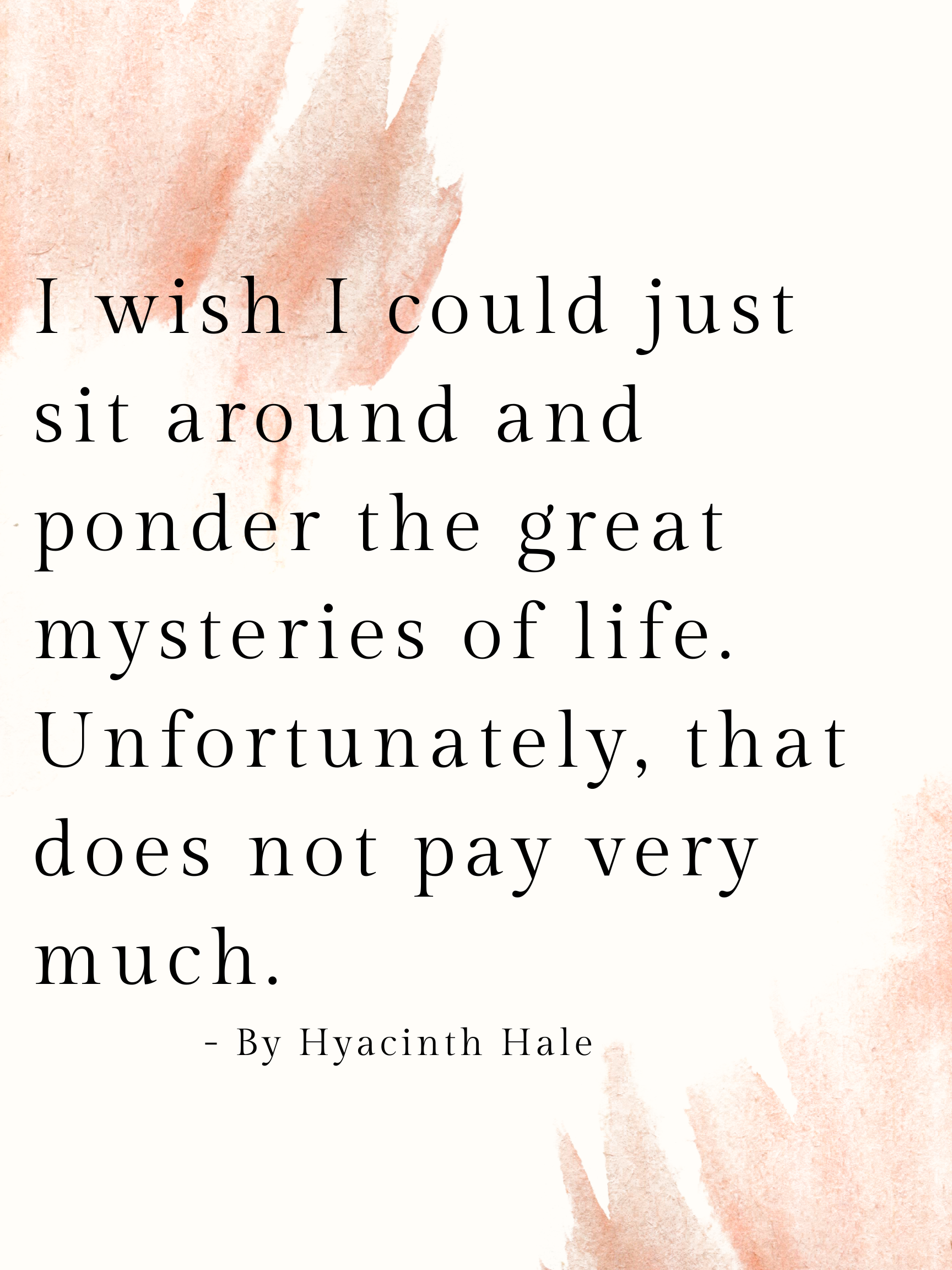 Modern Day Philosopher (New Graphic Art Version) | Hyacinth Hale Poetry